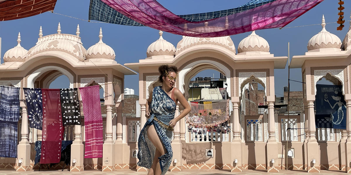 Students Collaborate with Traditional Artisans Working in Printing, Dyeing, Embroidery and ...